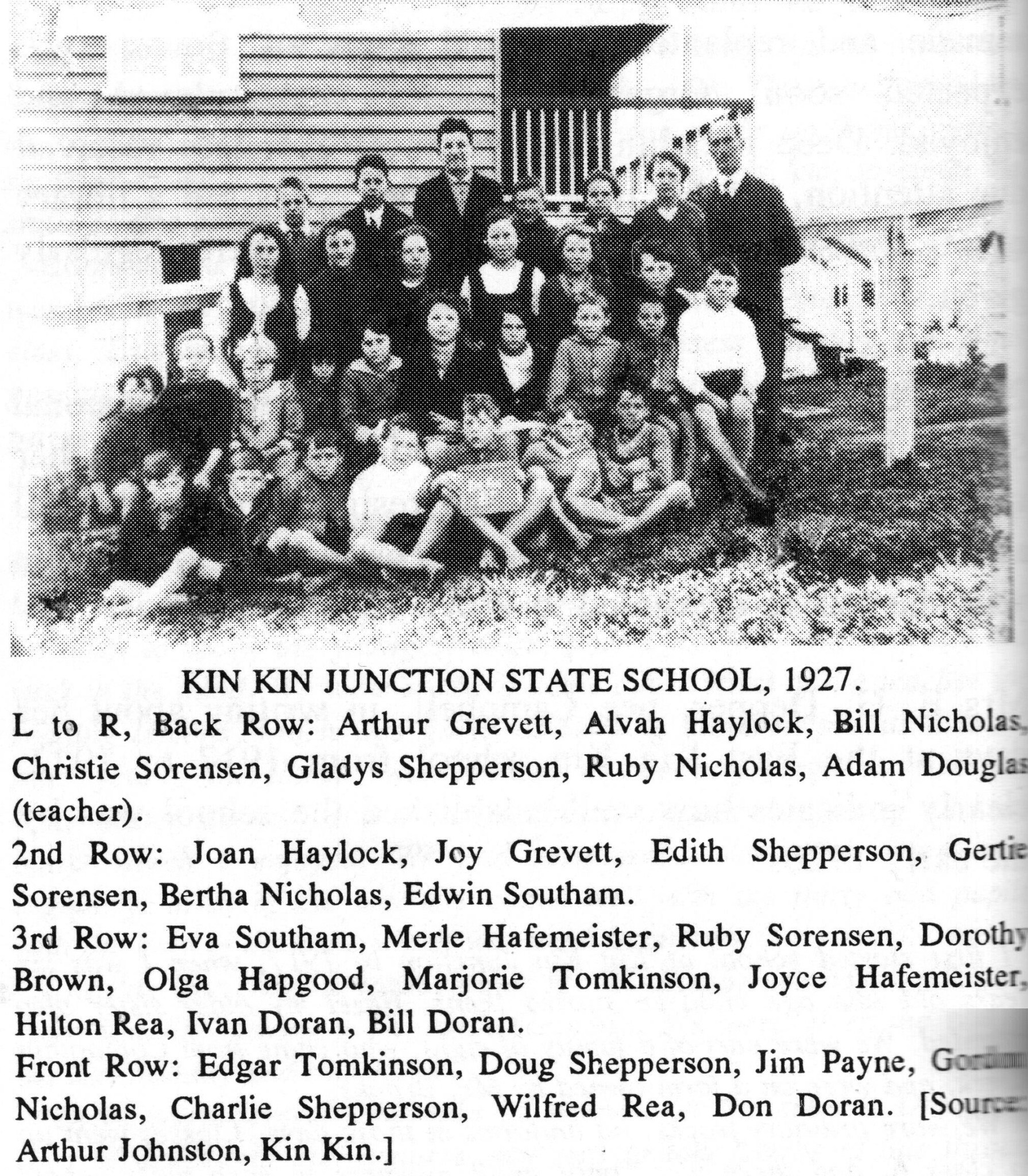 Kin Kin Junction School Days – Recollections of Olga and Ina Hapgood ...